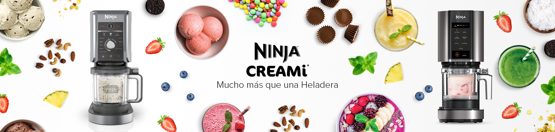 Ninja CREAMi: Helados y Postres Fríos Caseros